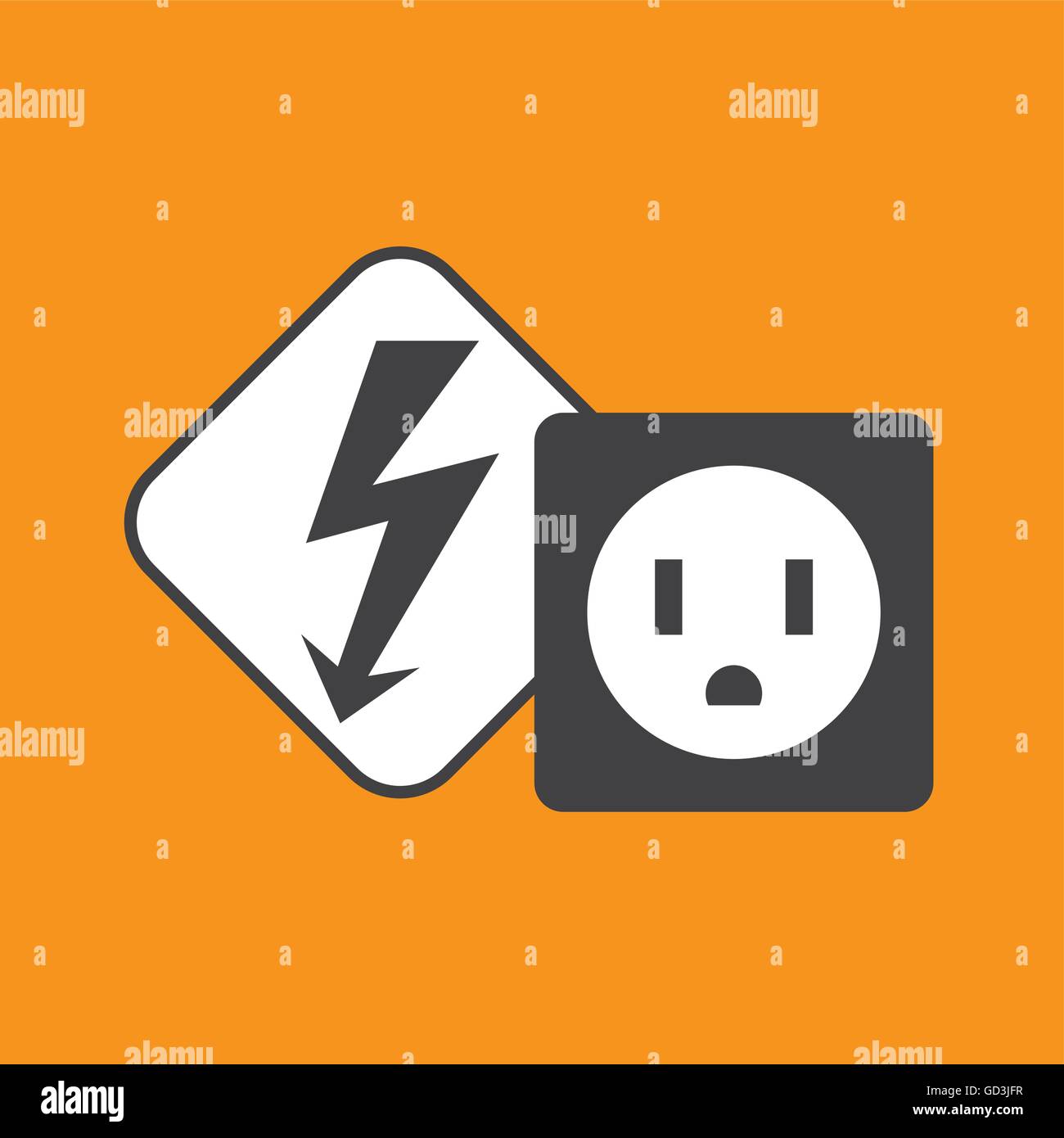 electricity power icon Stock Vector Image & Art - Alamy