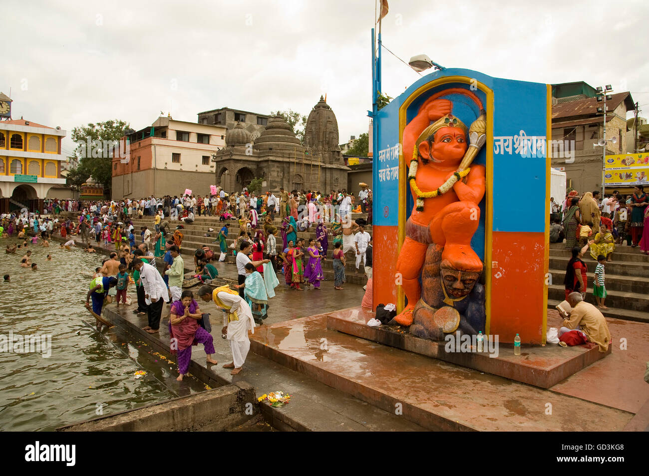 Sculpture lord hanuman nasik maharashtra hi-res stock photography and ...