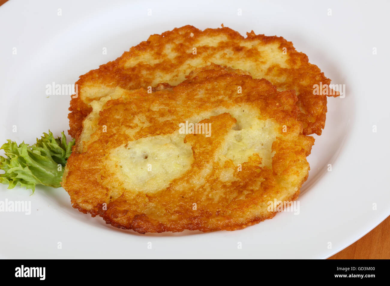 Hot Potato pancakes - traditional Baltic cuisine Stock Photo - Alamy
