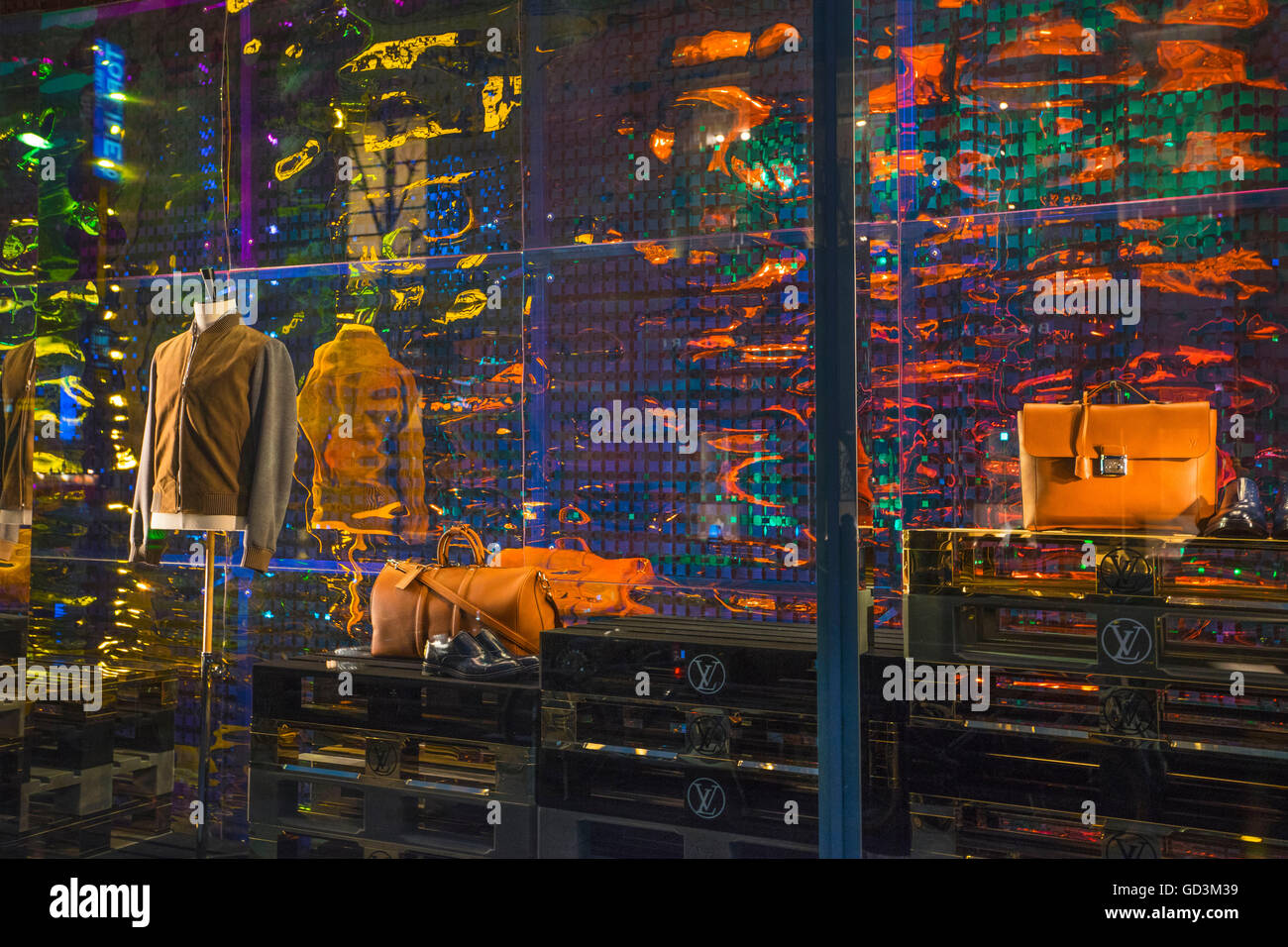Window display on ginza street, tokyo, japan Stock Photo - Alamy