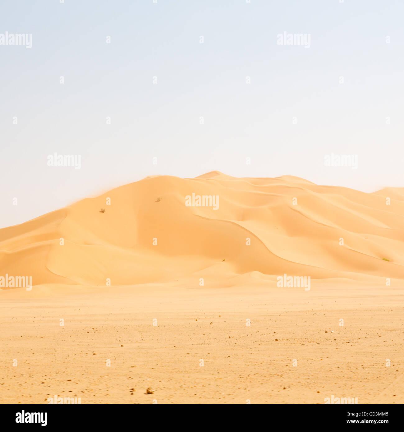 the empty quarter and outdoor sand dune in oman old desert rub al khali ...