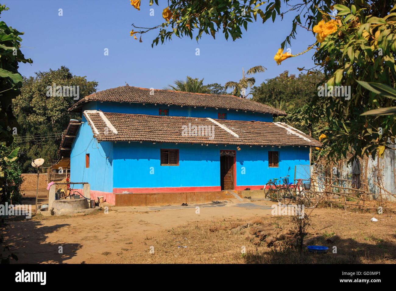 House, bastar, chhattisgarh, india, asia Stock Photo - Alamy