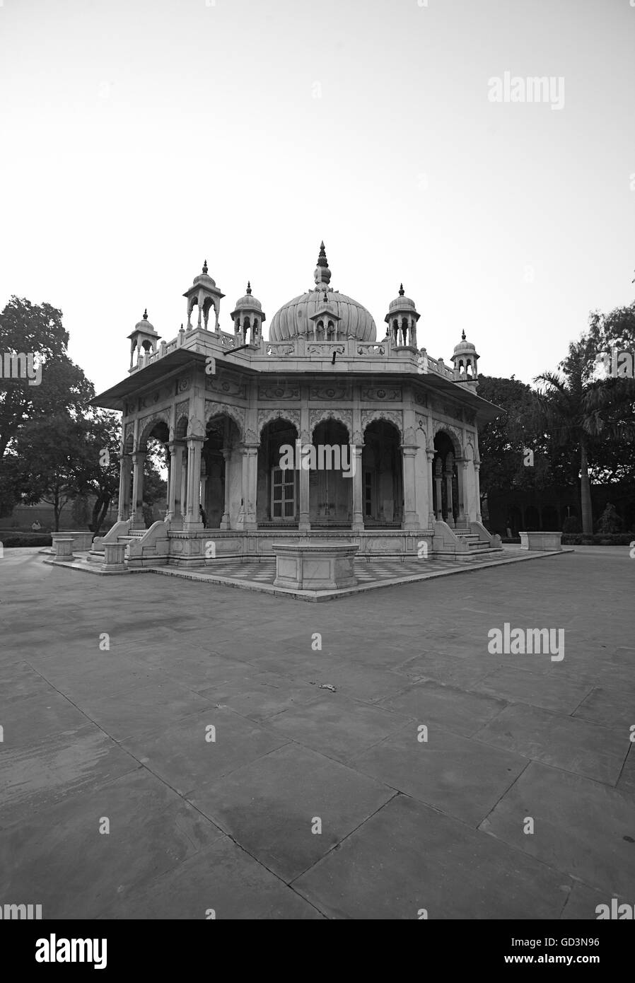 Samadhi at Durga Kund Stock Photo - Alamy