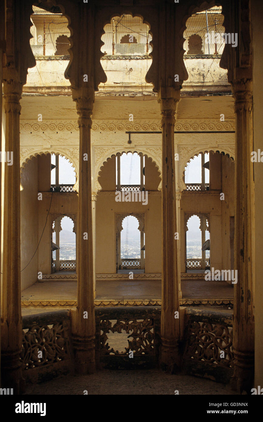 Arches of Sajjangarh Stock Photo - Alamy