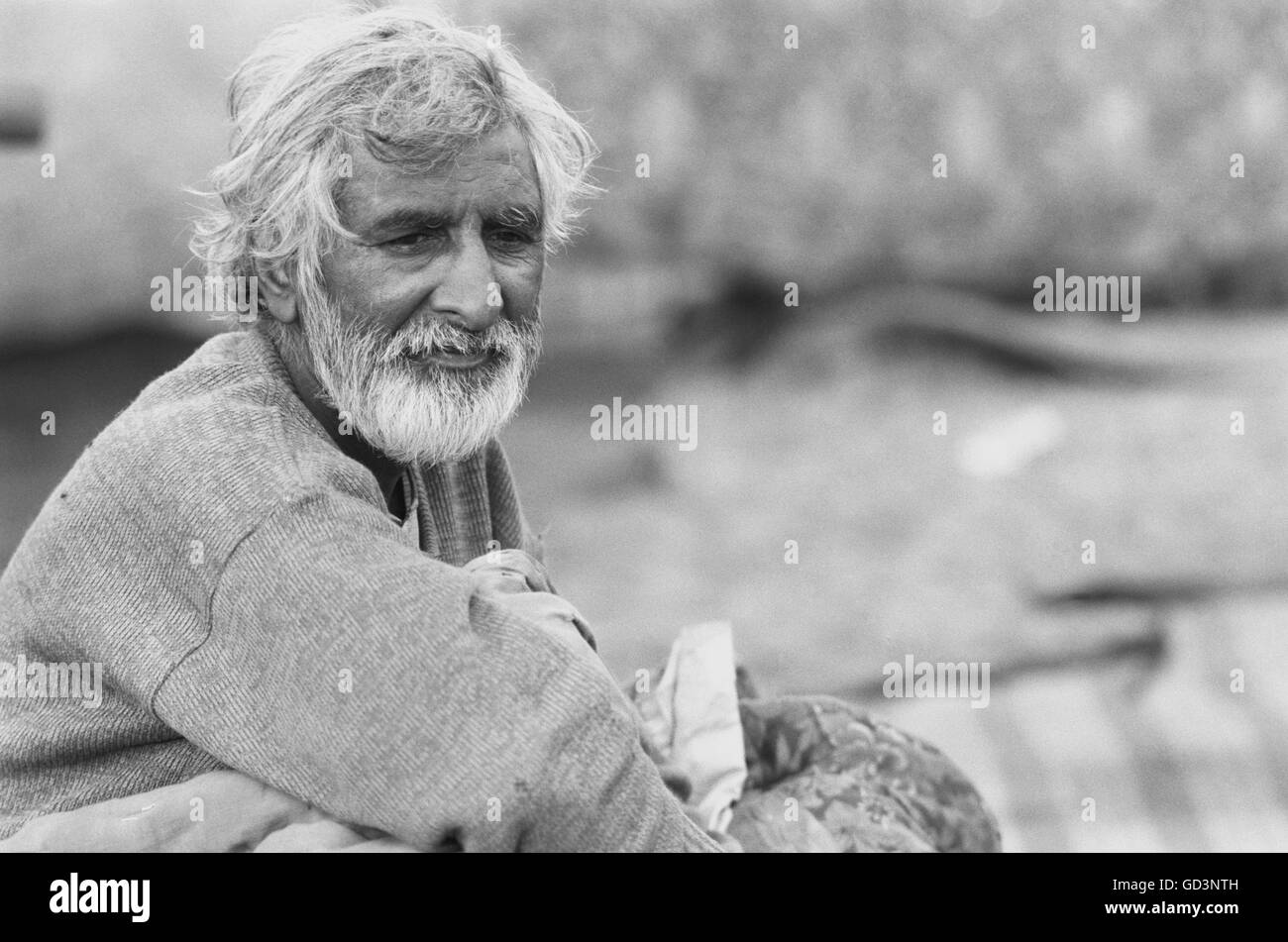 White bearded old man hi-res stock photography and images - Alamy