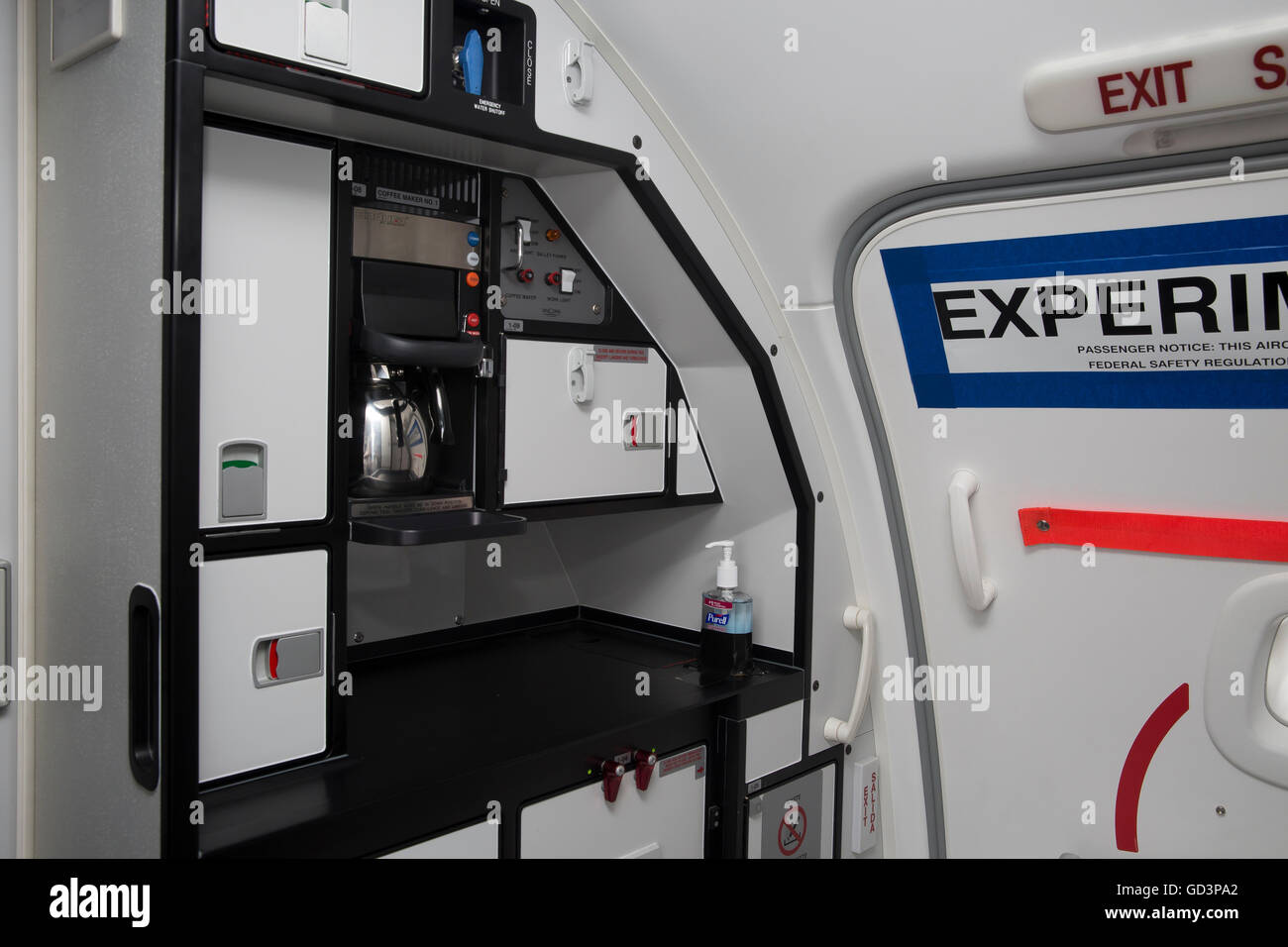 Boeing 737 galley hi-res stock photography and images - Alamy