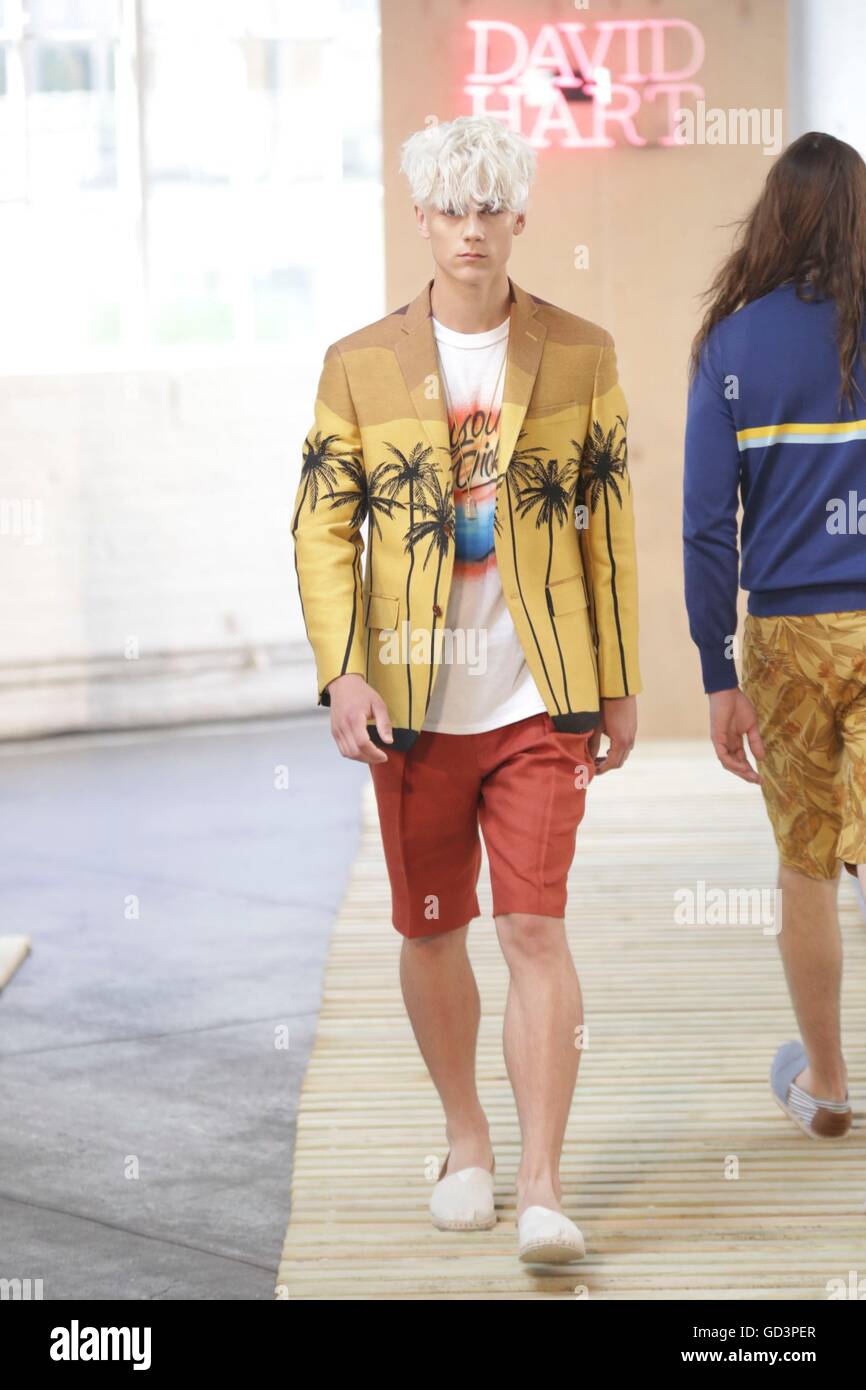 David Hart Spring/Summer 2017 Collection in attendance for New York Men ...