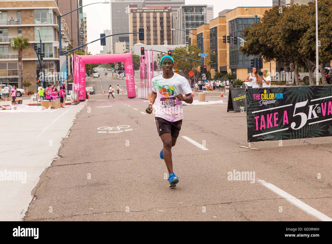 San Diego, CA, US. 10th July, 2016. The Color Run MLB All-Star 5K ...