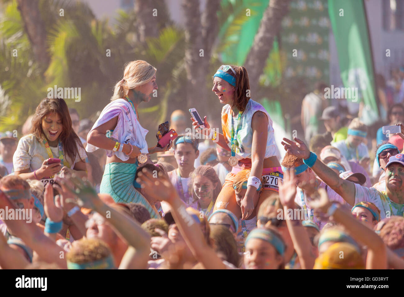 San Diego, CA, US. 10th July, 2016. The Color Run MLB All-Star 5K ...