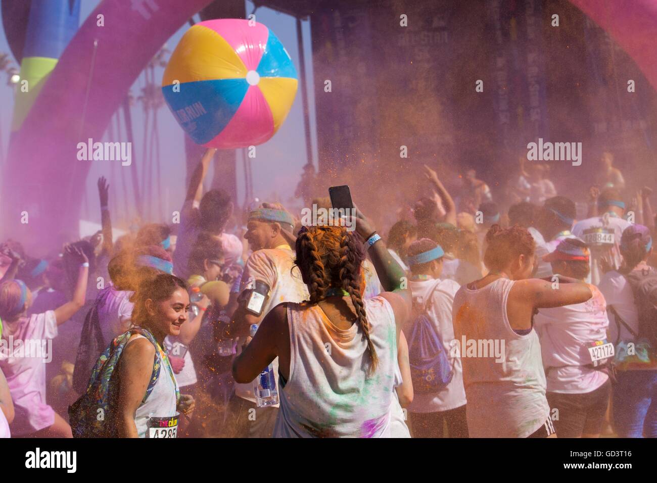 San Diego, CA, US. 10th July, 2016. The Color Run MLB All-Star 5K ...