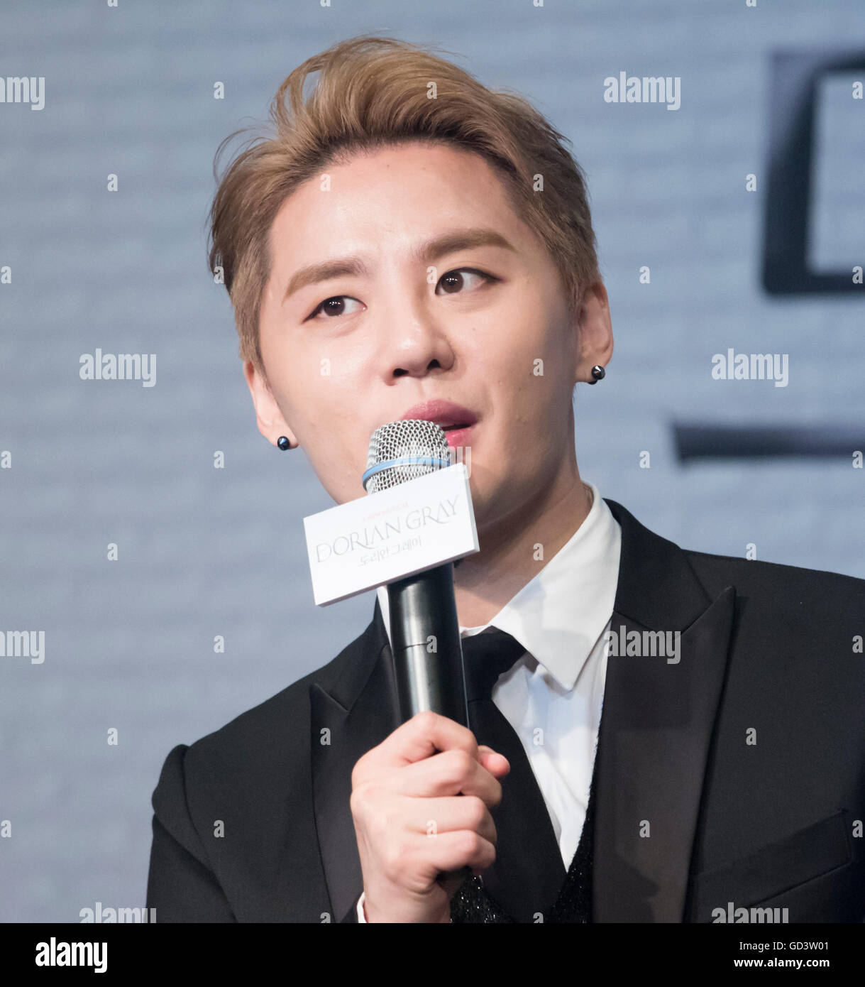 Jun-Su (JYJ), Jul 11, 2016 : XIA (Junsu) attends a news conference ...