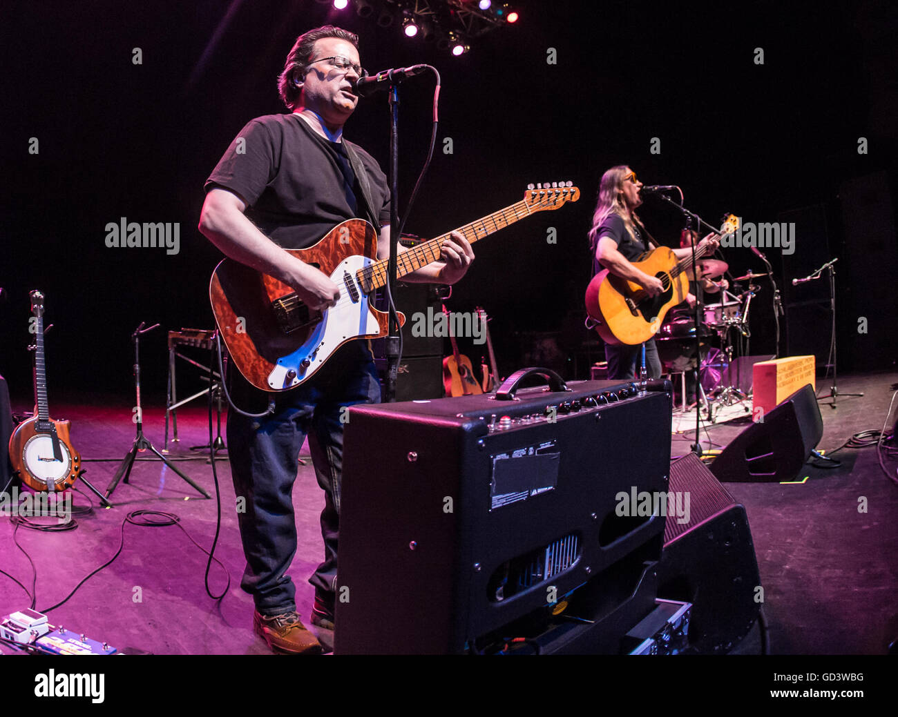 Detroit, Michigan, USA. 10th July, 2016. GORDON GANO of VIOLENT FEMMES ...
