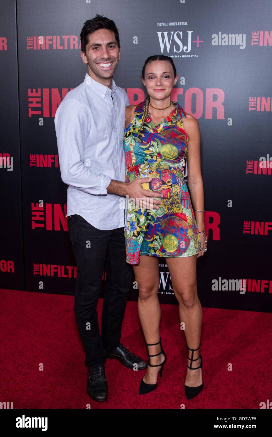 New York, NY, USA. 11th July, 2016. Nev Schulman, Laura Perlongo at ...