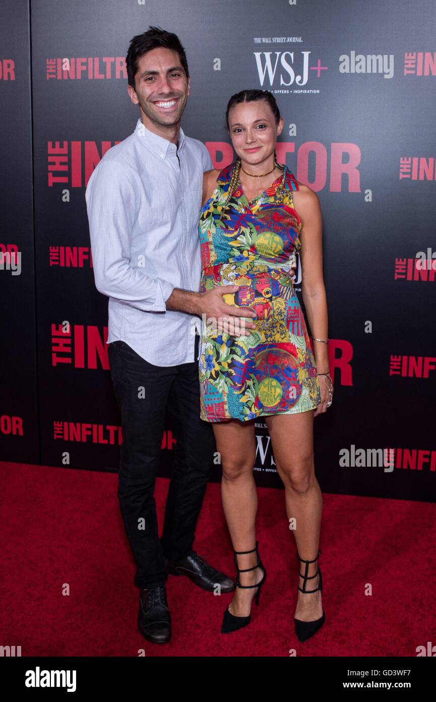 New York, NY, USA. 11th July, 2016. Nev Schulman, Laura Perlongo at ...