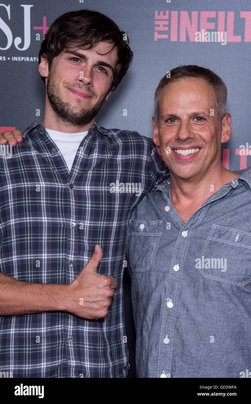 New York, NY, USA. 11th July, 2016. Zane Pais, Josh Pais at arrivals ...