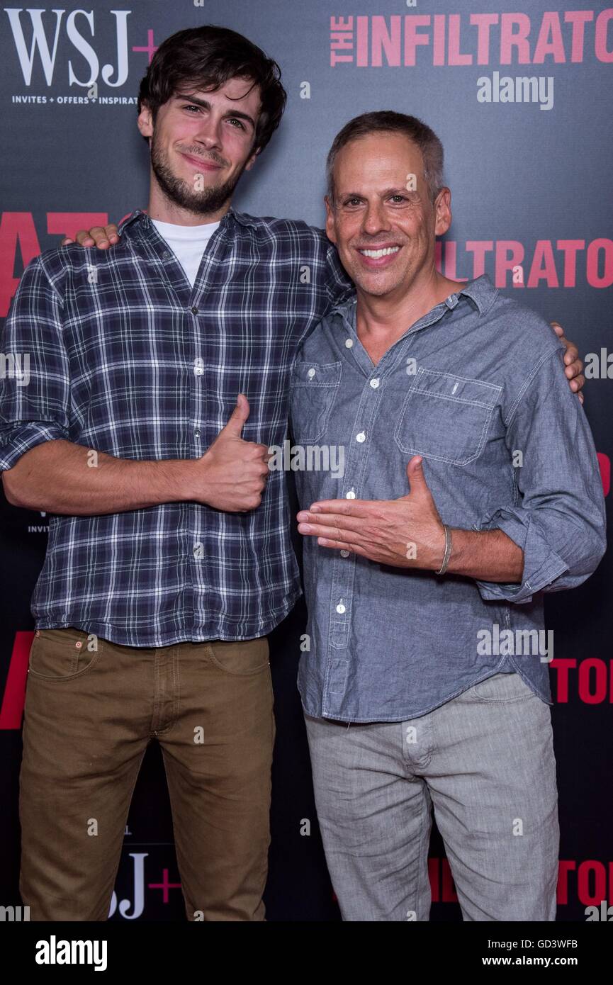 New York, NY, USA. 11th July, 2016. Zane Pais, Josh Pais at arrivals ...