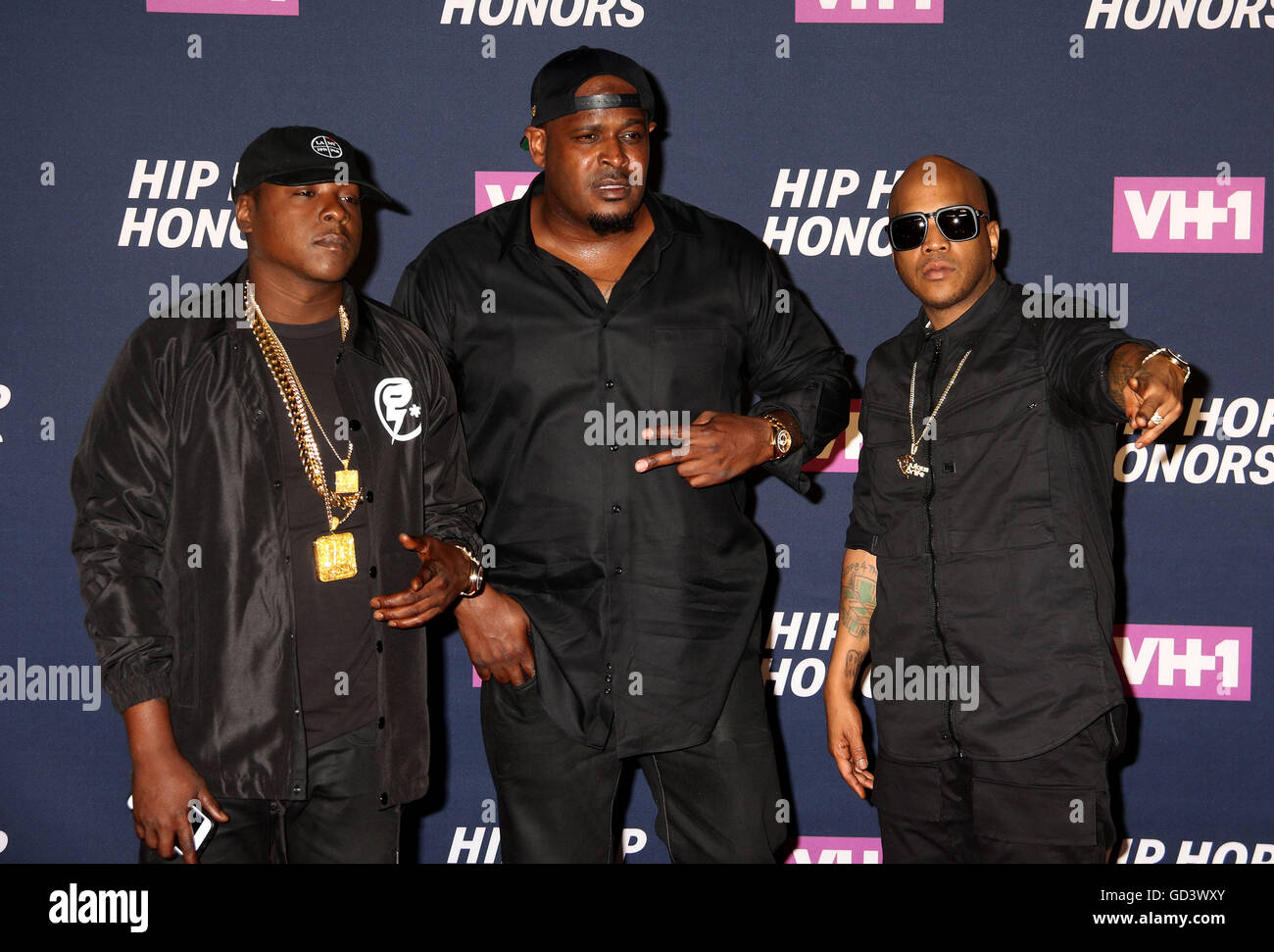 New York, USA. 11th July, 2016. Hip hop artists THE LOX attend the VH1 ...