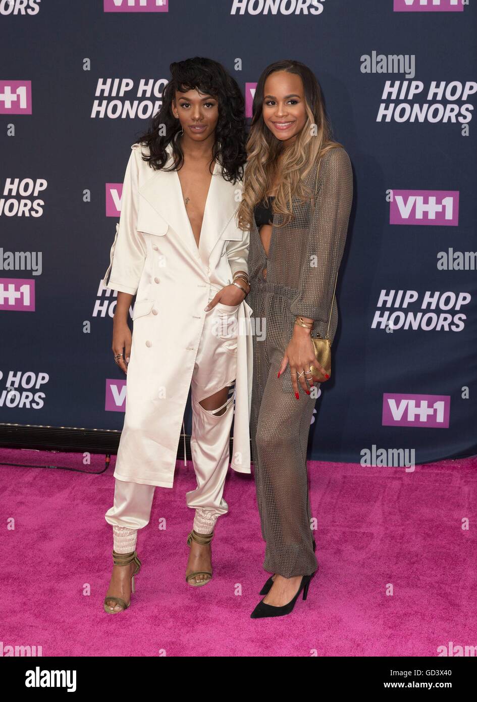 Elisa Johnson, Samaria Leah Smith at arrivals for VH1 Hip Hop Honors ...