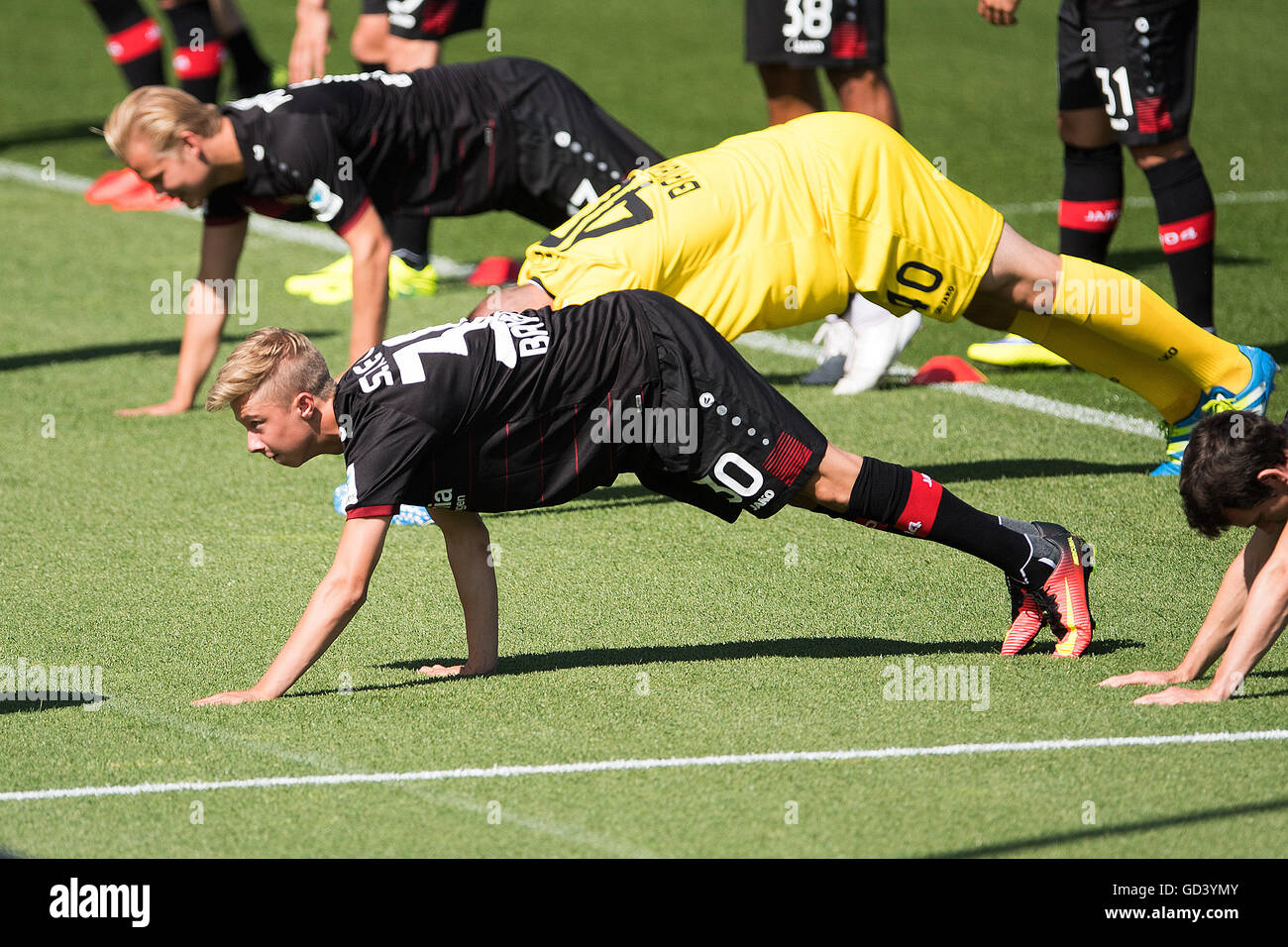 Leverkusen, Germany. 12th July, 2016. Sam Schreck pictured at a ...