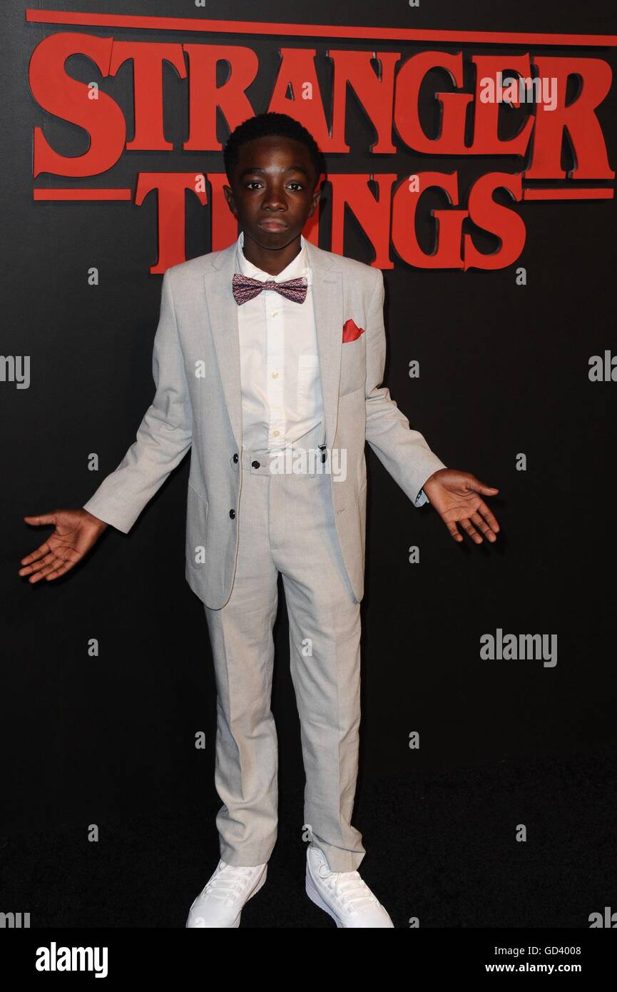 Stranger things caleb mclaughlin hi-res stock photography and images ...