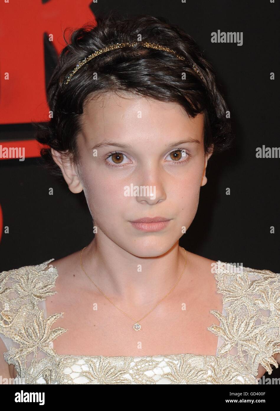 Los Angeles, CA, USA. 11th July, 2016. Millie Brown at arrivals for ...