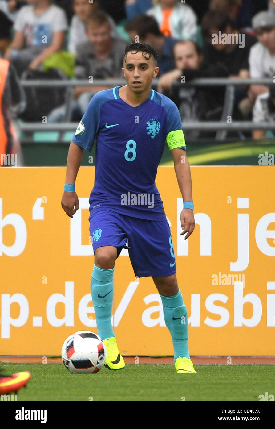 Ulm, Germany. 12th July, 2016. Netherland's Abdelhak Nouri in action ...