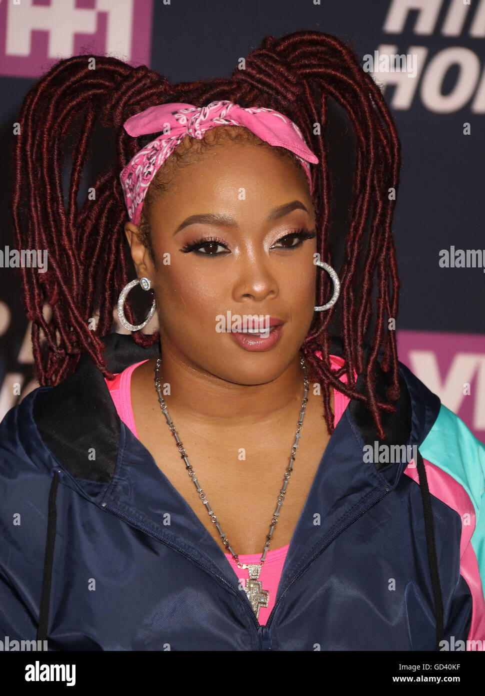 New York, New York, USA. 11th July, 2016. Hip hop artist DA BRAT ...