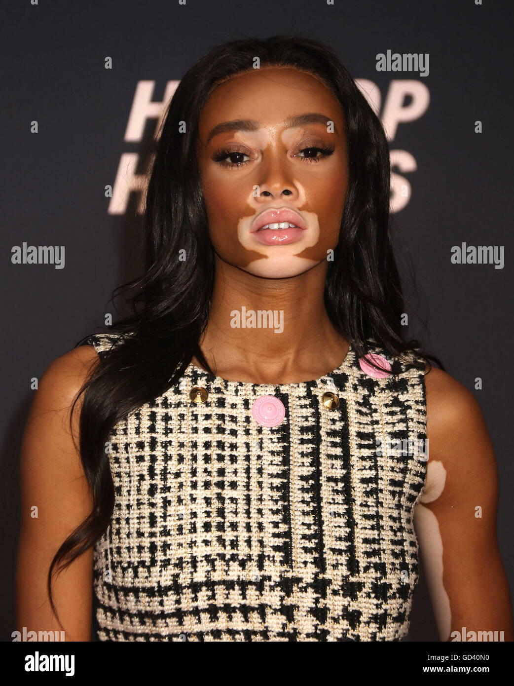 New York, New York, USA. 11th July, 2016. Model WINNIE HARLOW attends ...