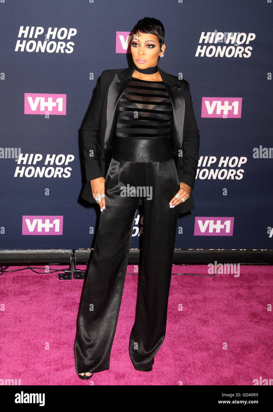 New York, New York, USA. 11th July, 2016. Singer MONICA attends the VH1 ...