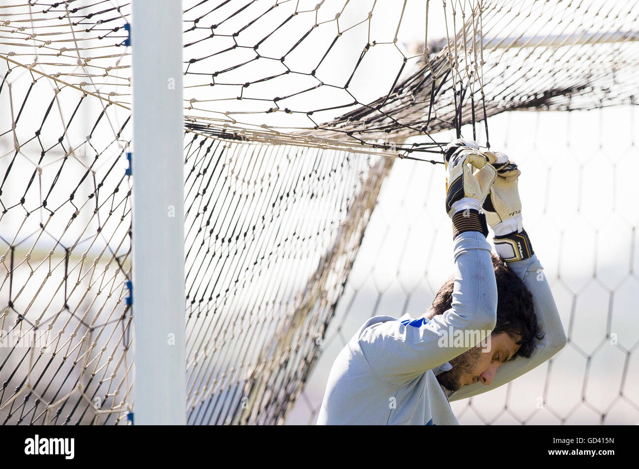 Matheus Vidotto during the Corinthians training held in CT Dr.Joaquim ...