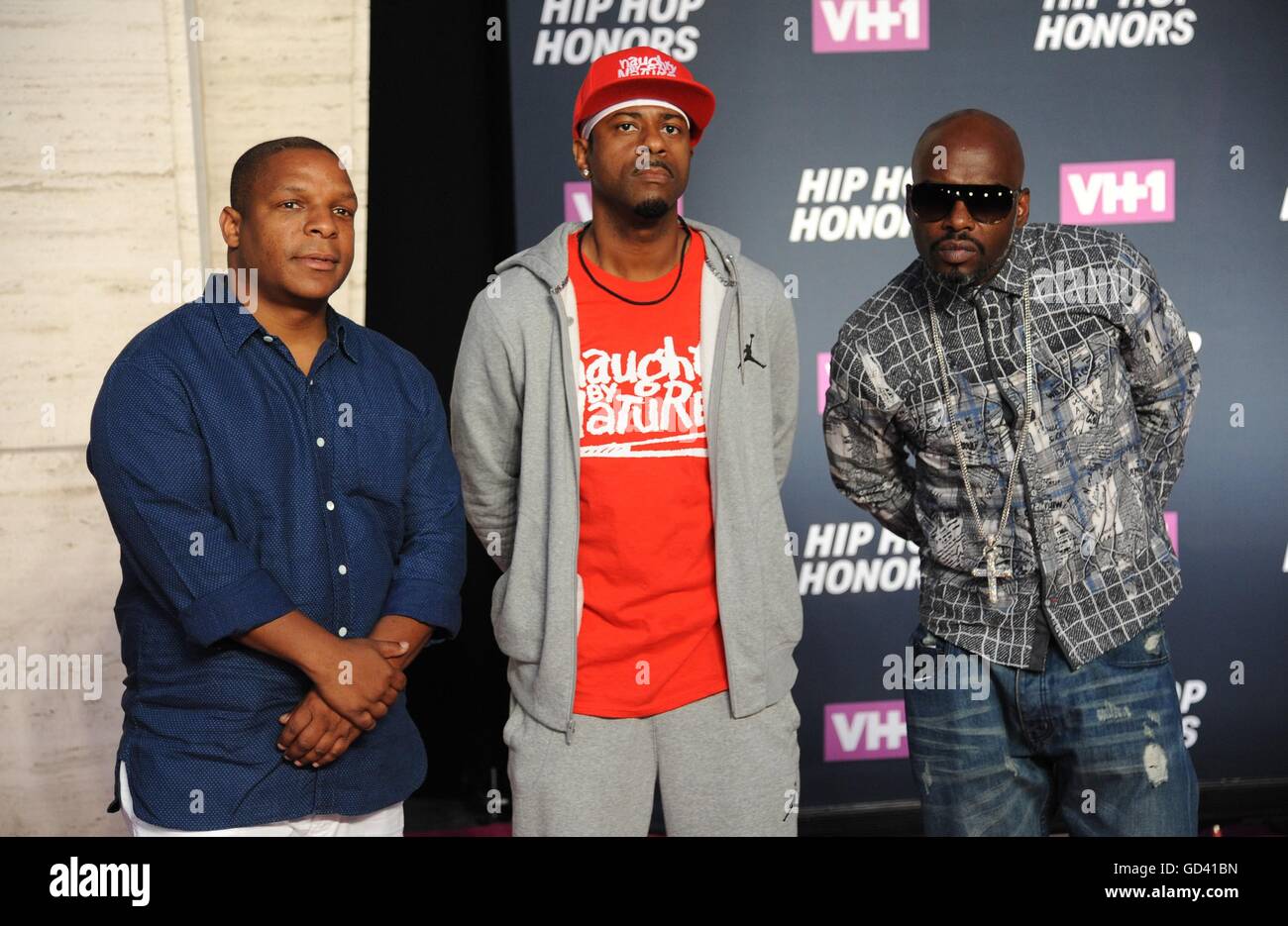 New York, NY, USA. 11th July, 2016. Vin Rock, DJ Kay Gee, Treach, Naughty By Nature at arrivals ...