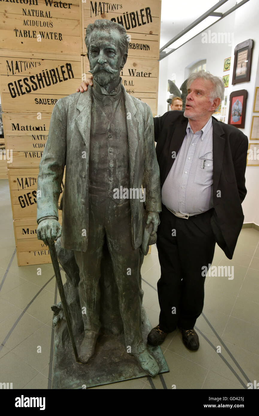 Kyselka, Czech Republic. 12th July, 2016. The museum of bottling ...