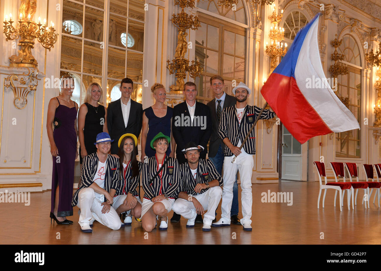 Prague, Czech Republic. 12th July, 2016. The Czech Olympic Committee ...