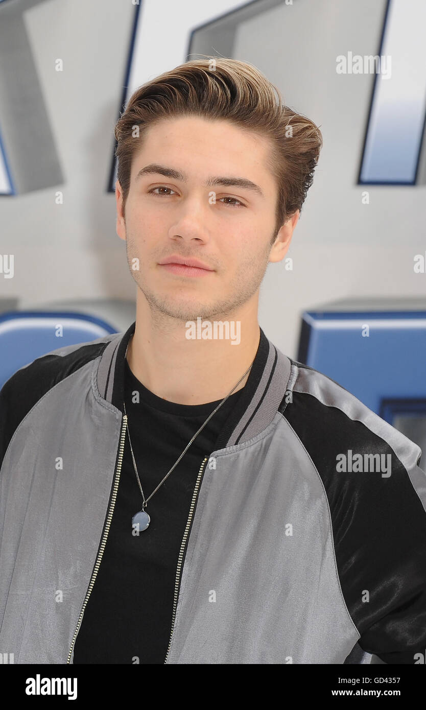 London, UK. 12th July, 2016. George Shelley attends the UK Premiere of ...
