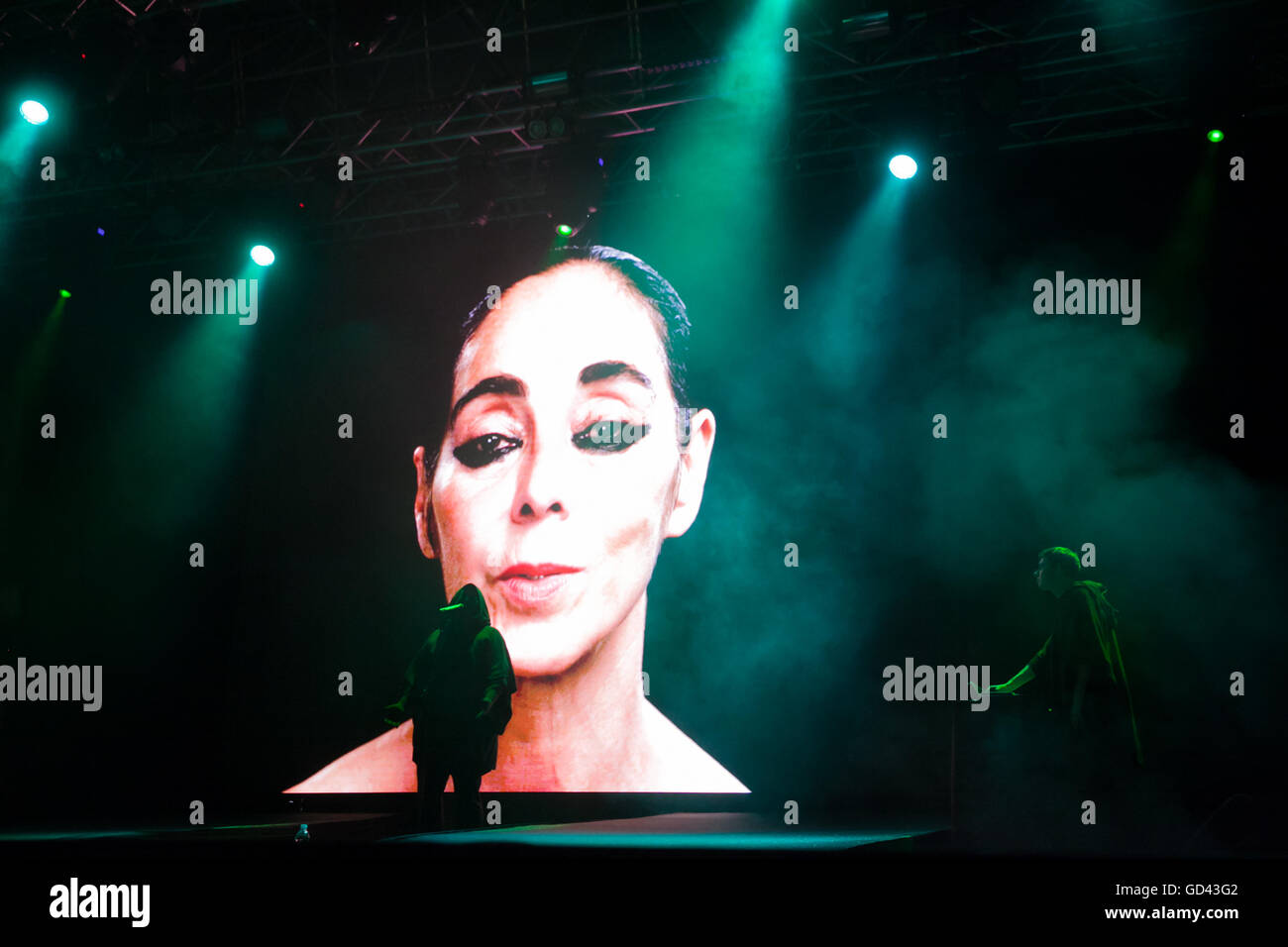 Collegno, Italy. 12 July 2016. Anohni performs the only italian live ...