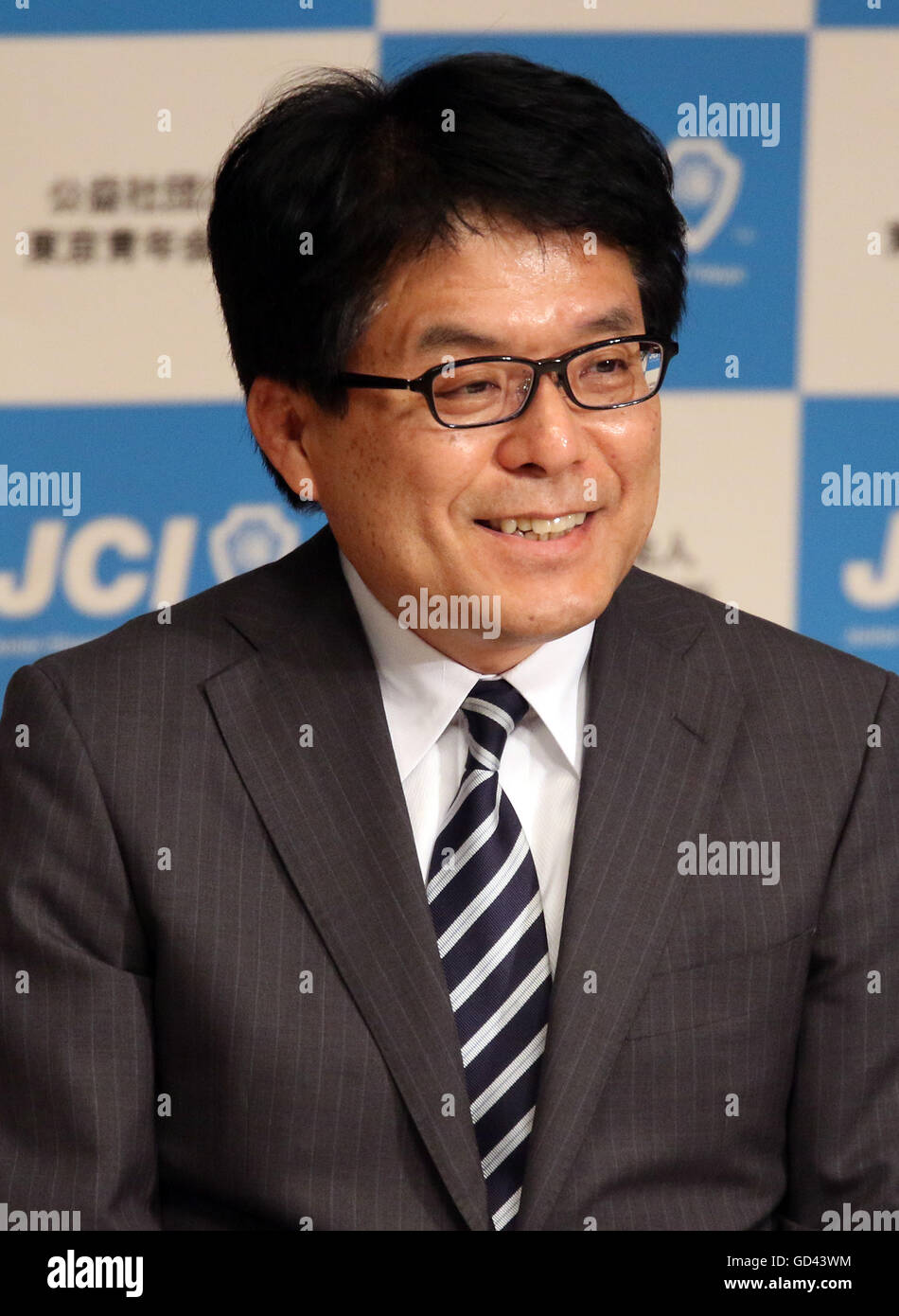 Tokyo, Japan. 12th July, 2016. Former Internal Affairs Minister and a ...