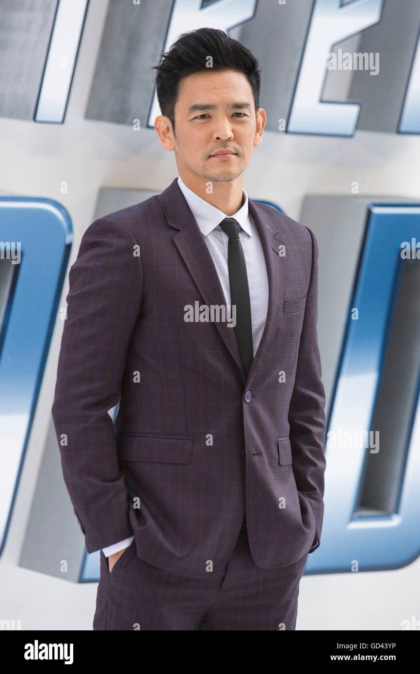 London, UK. 12 July 2016. Actor John Cho (Sulu). Red carpet arrivals ...