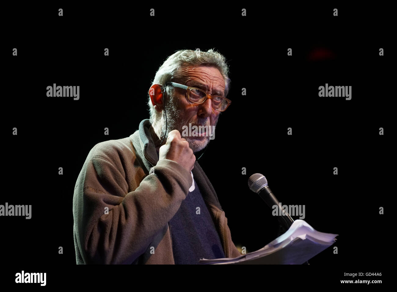 London, UK. 12th July 2016. Michael Wayne Rosen is an English children ...