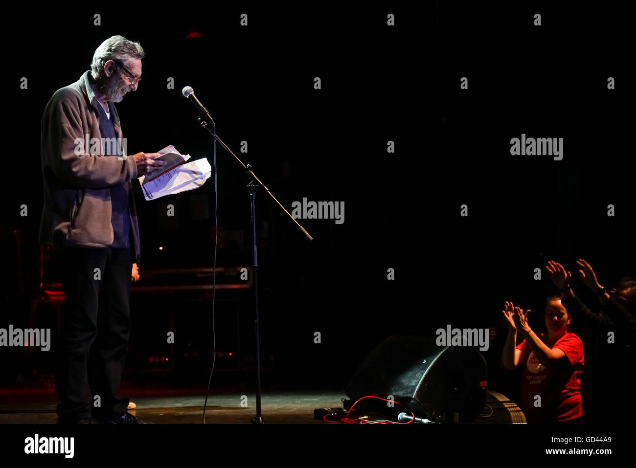 London, UK. 12th July 2016. Michael Wayne Rosen is an English children ...