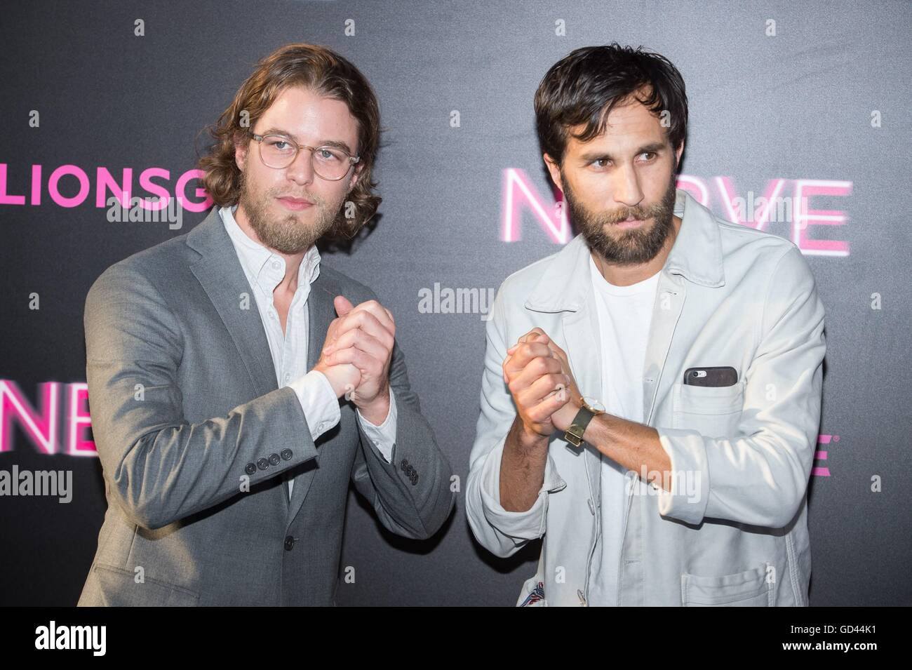 New York, NY, USA. 12th July, 2016. Henry Joost, Ariel Schulman at ...