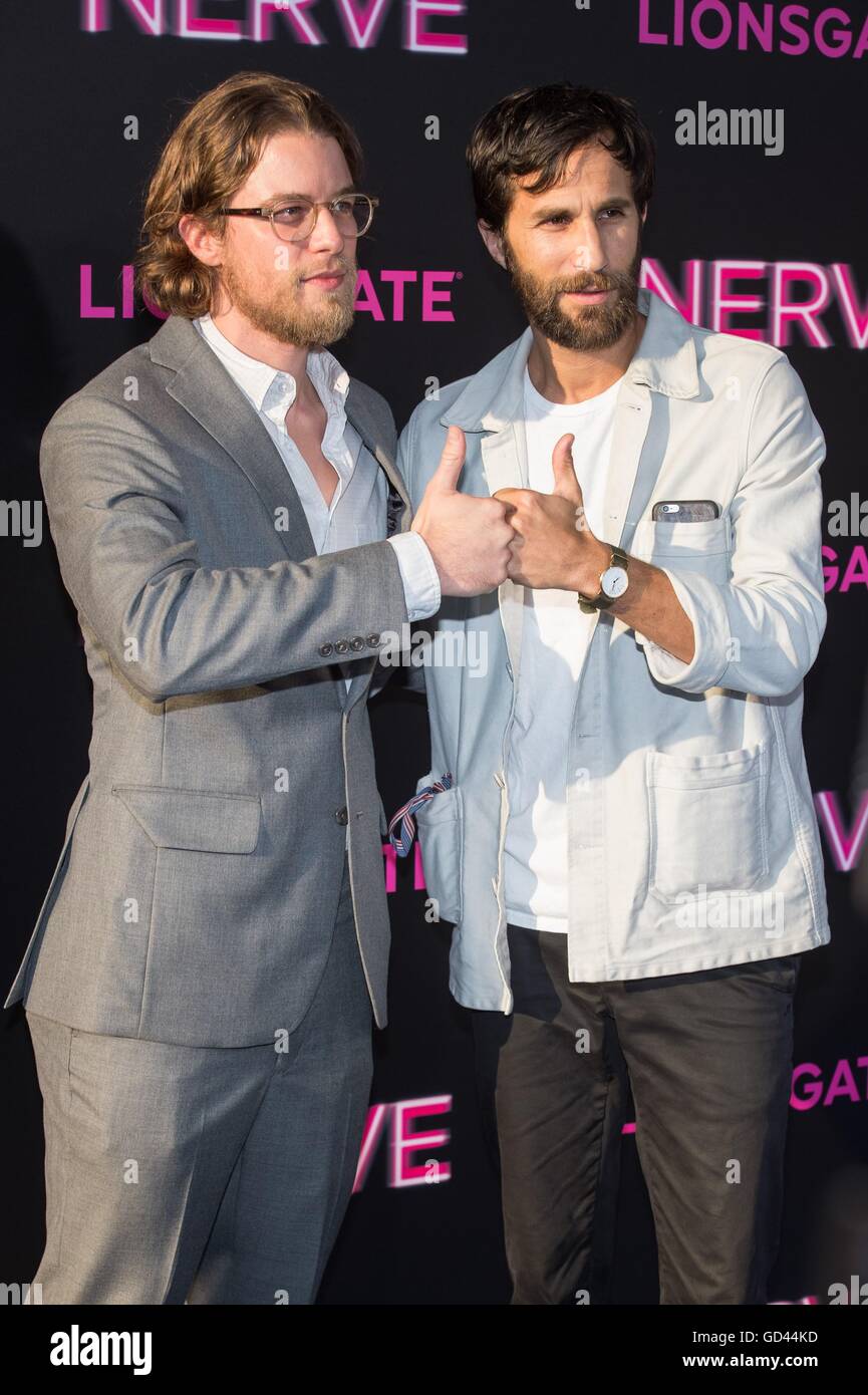 New York, NY, USA. 12th July, 2016. Henry Joost, Ariel Schulman at ...
