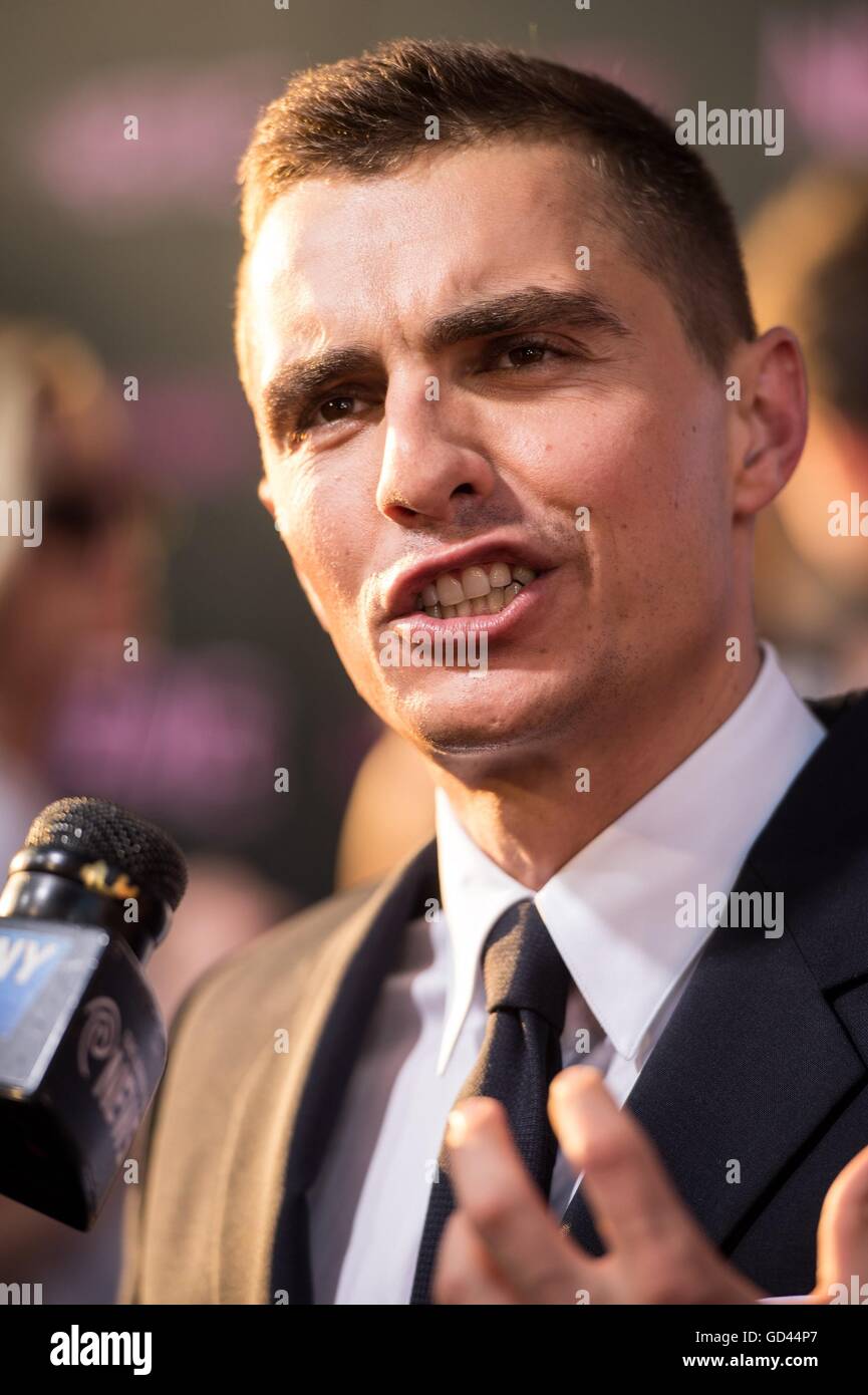 New York, NY, USA. 12th July, 2016. Dave Franco at arrivals for NERVE ...