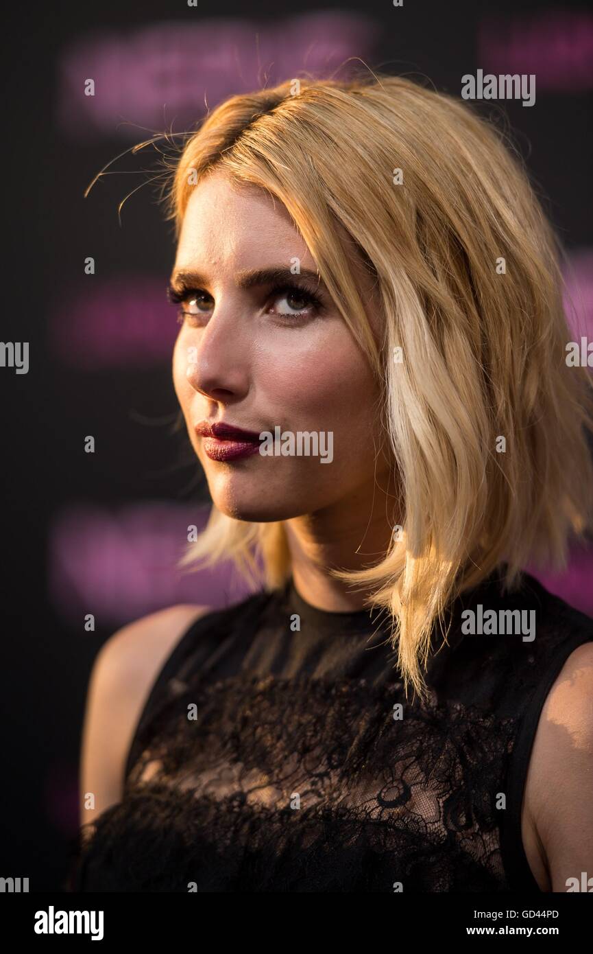 New York, NY, USA. 12th July, 2016. Emma Roberts at arrivals for NERVE ...