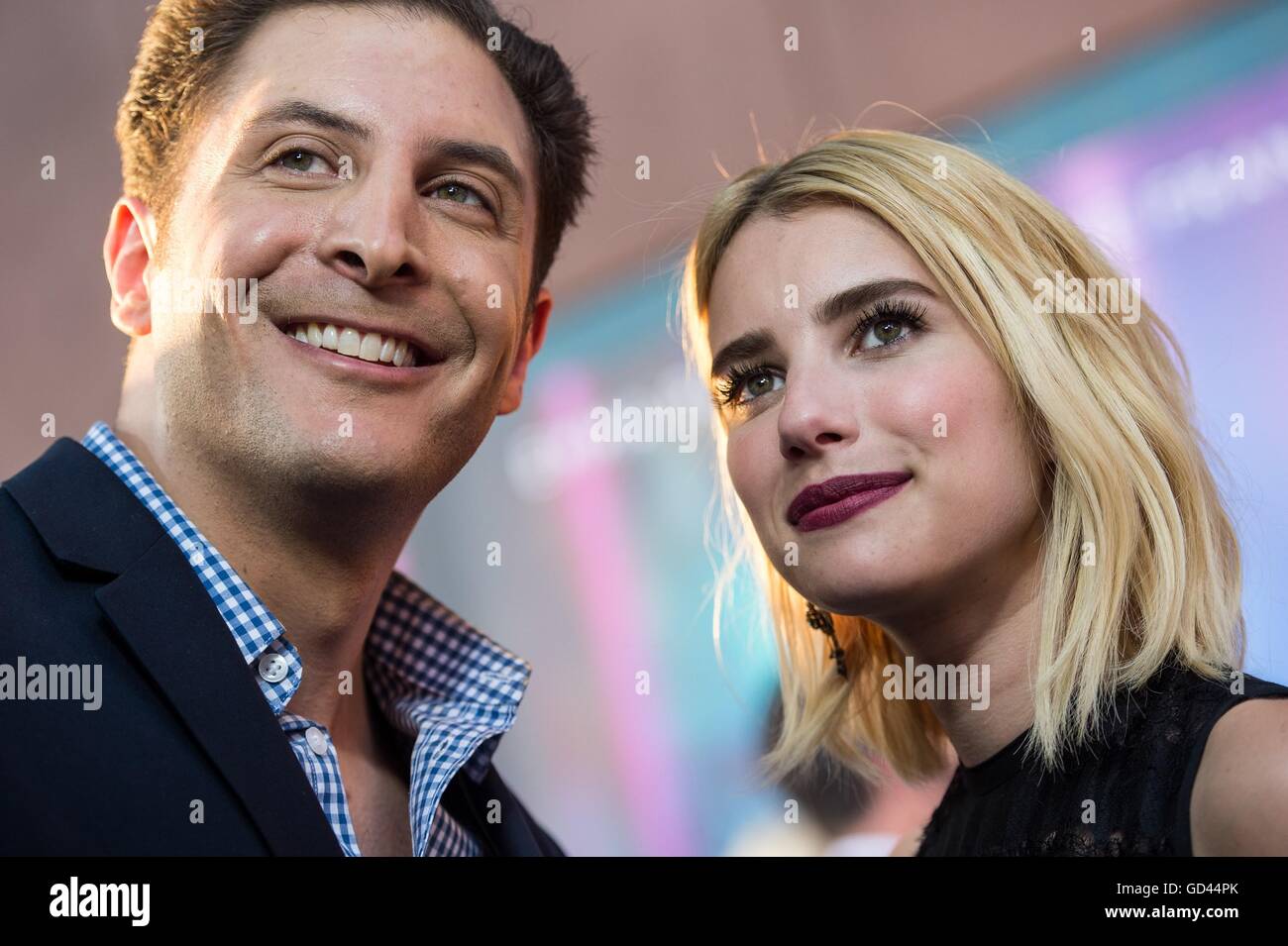 New York, NY, USA. 12th July, 2016. Arthur Kade, Emma Roberts at ...