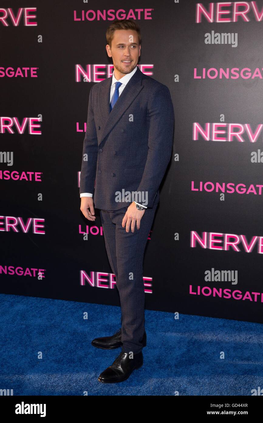 New York, NY, USA. 12th July, 2016. Dan Amboyer at arrivals for NERVE ...
