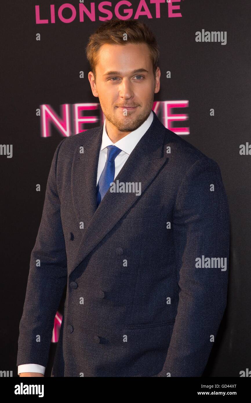 New York, NY, USA. 12th July, 2016. Dan Amboyer at arrivals for NERVE ...