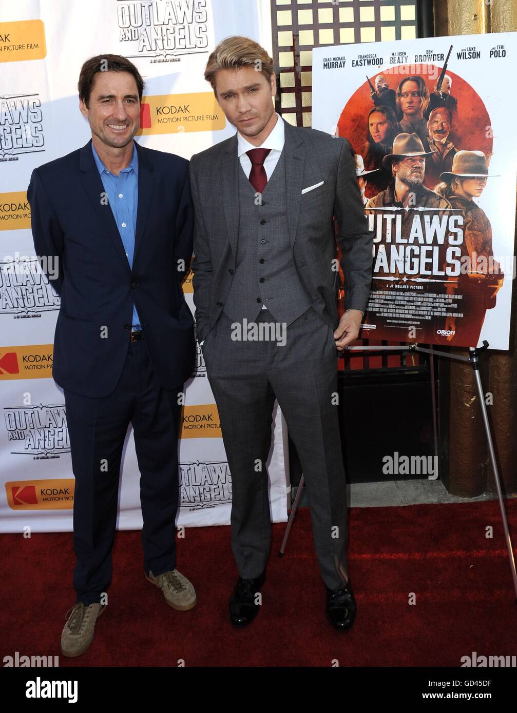 Los Angeles, CA, USA. 12th July, 2016. Luke Wilson, Chad Michael Murray ...