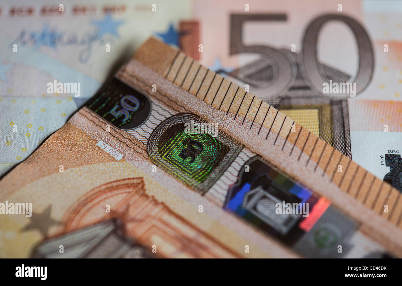 The new 50 Euro note is presented at the Bundesbank in Frankfurt on the ...