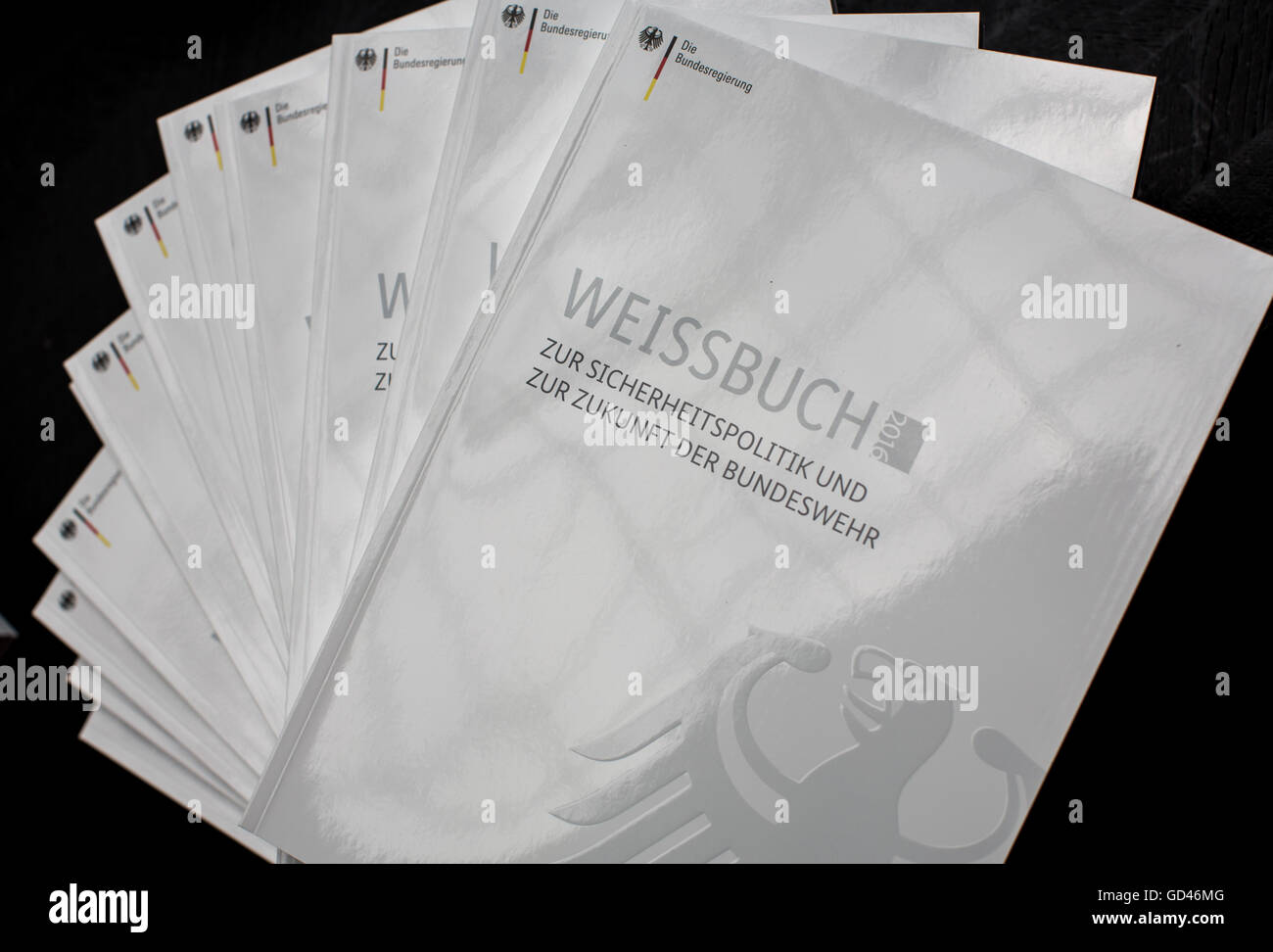 Berlin, Germany. 13th July, 2016. The new White Paper of the German ...