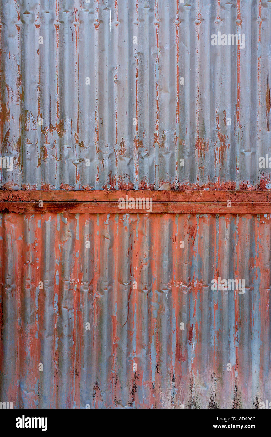 Old rusty zinc plat wall, Zinc wall ,rusty Zinc grunge background Stock ...